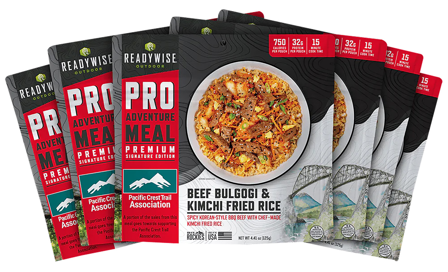 ReadyWise RW05194 Outdoor Food Kit Beef Bulgogi & Kimchi Rice 2 ...